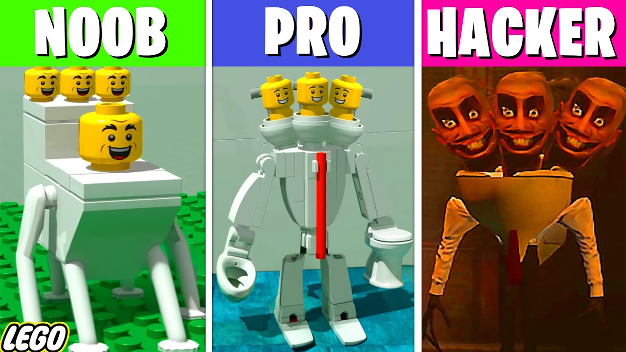 NEW SKIBIDI LEGO CHARACTER? Noob, Pro, HACKER! | Skibidi Toilet - YouTube
