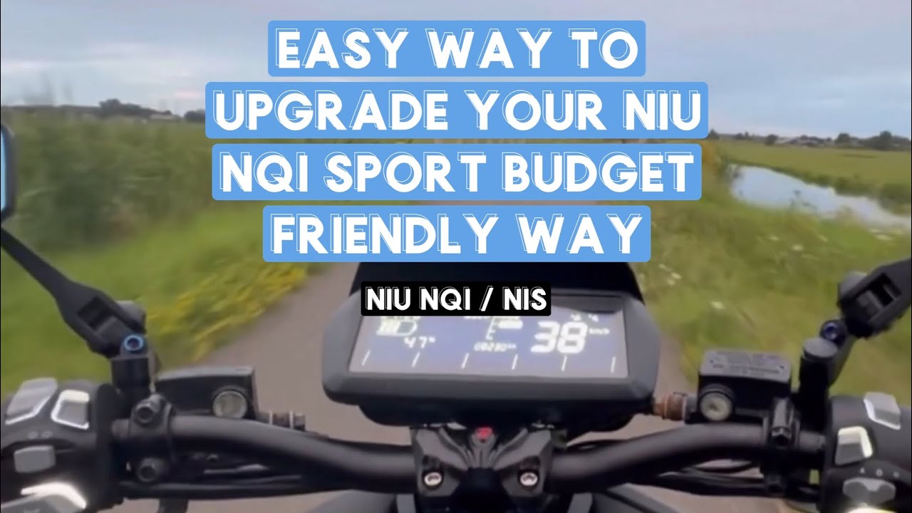 Easy Way to Upgrade NIU NQI / N1S for 80+KMH - YouTube