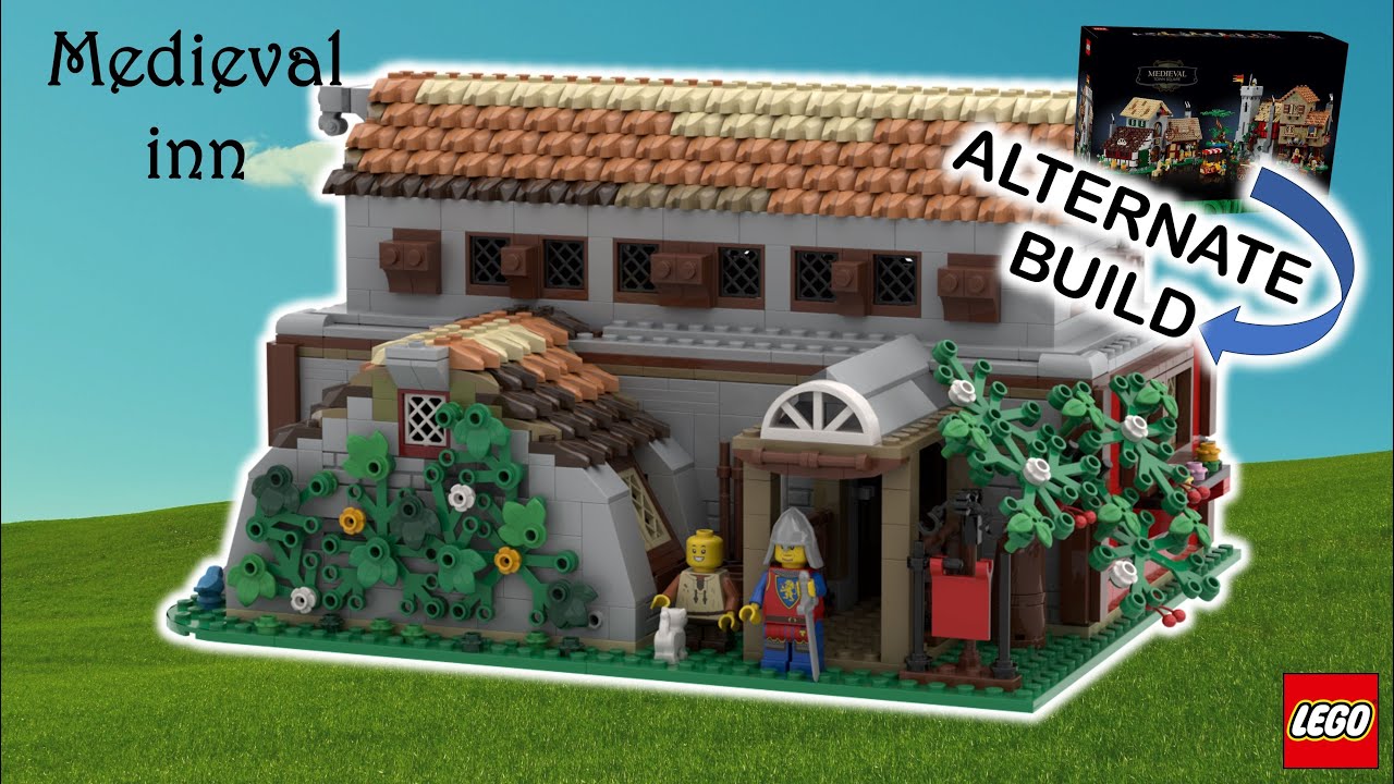 Lego 10332 Alternate Build - How to build a medieval inn from the ...