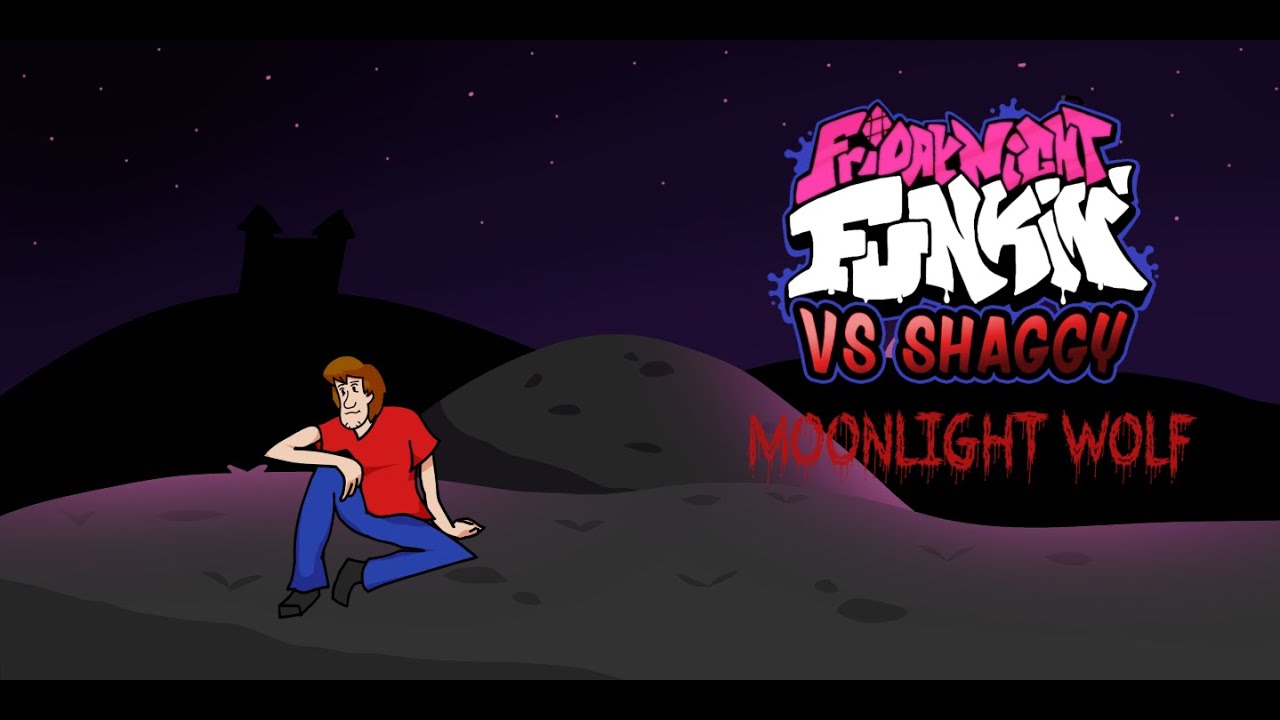 Friday Night Funkin Vs Werewolf Shaggy ( Moonlight wolf ) - YouTube