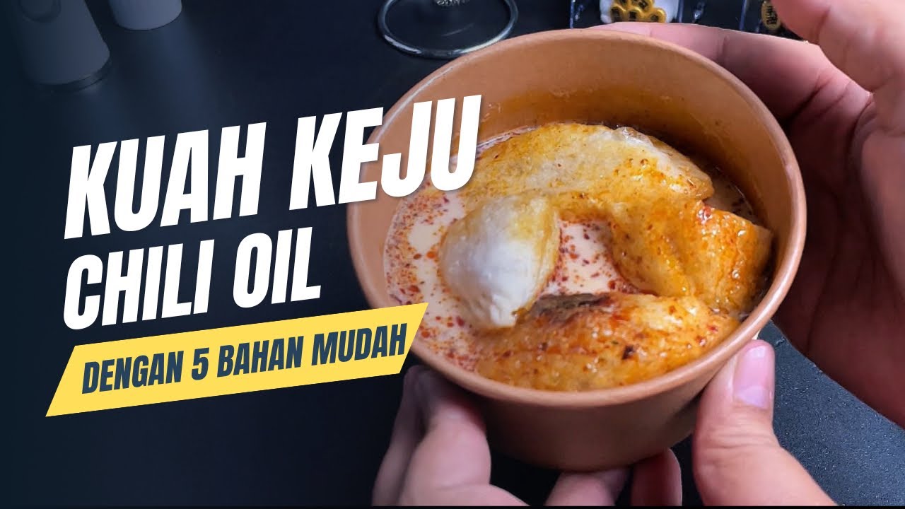 Cara membuat kuah creamy cireng || kuah creamy keju chili oil untuk ...