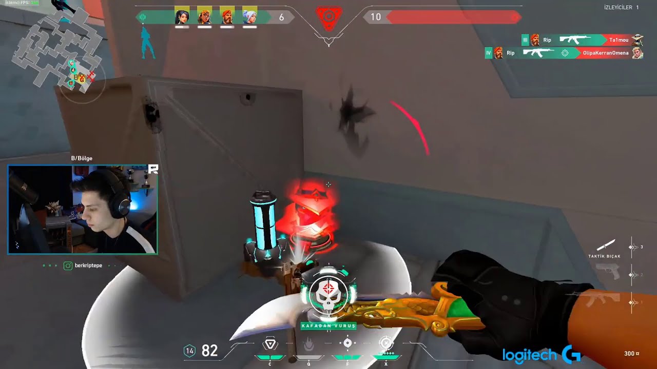 Berk "Rip" Tepe 4 kills | Valorant Epic Moments & Fails #3 - YouTube