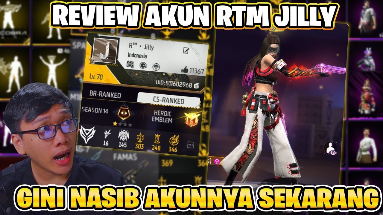 GW REVIEW AKUN JILLY YANG UDAH PENSI! ISINYA SULTAN BANGET TERNYATA CUU ...