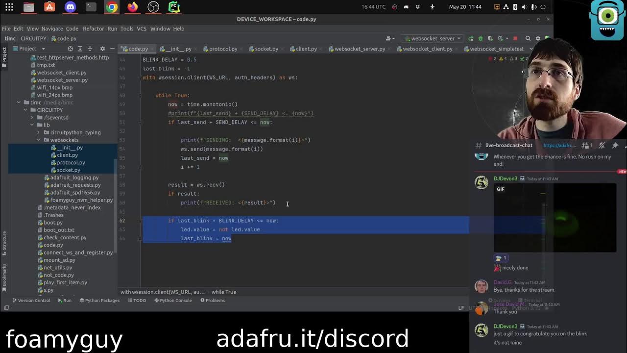 Circuitpython Built In Sdcards Then Websockets Youtube