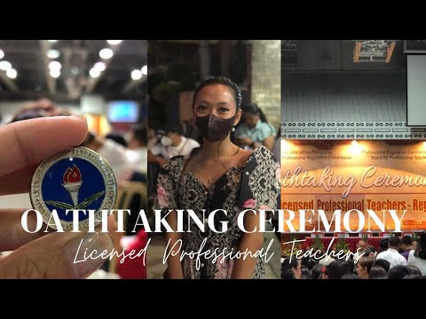 Oathtaking Ceremony of The New Licensed Professional Teachers 2023 | Teacher Donna