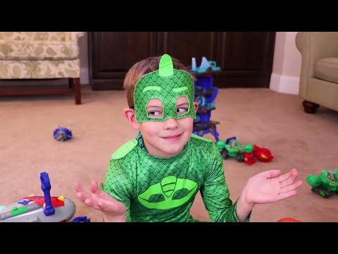 PJ gerçek hayatta maskeler! | Atıştırma zamanı | PJ Maskeleri Turkishh