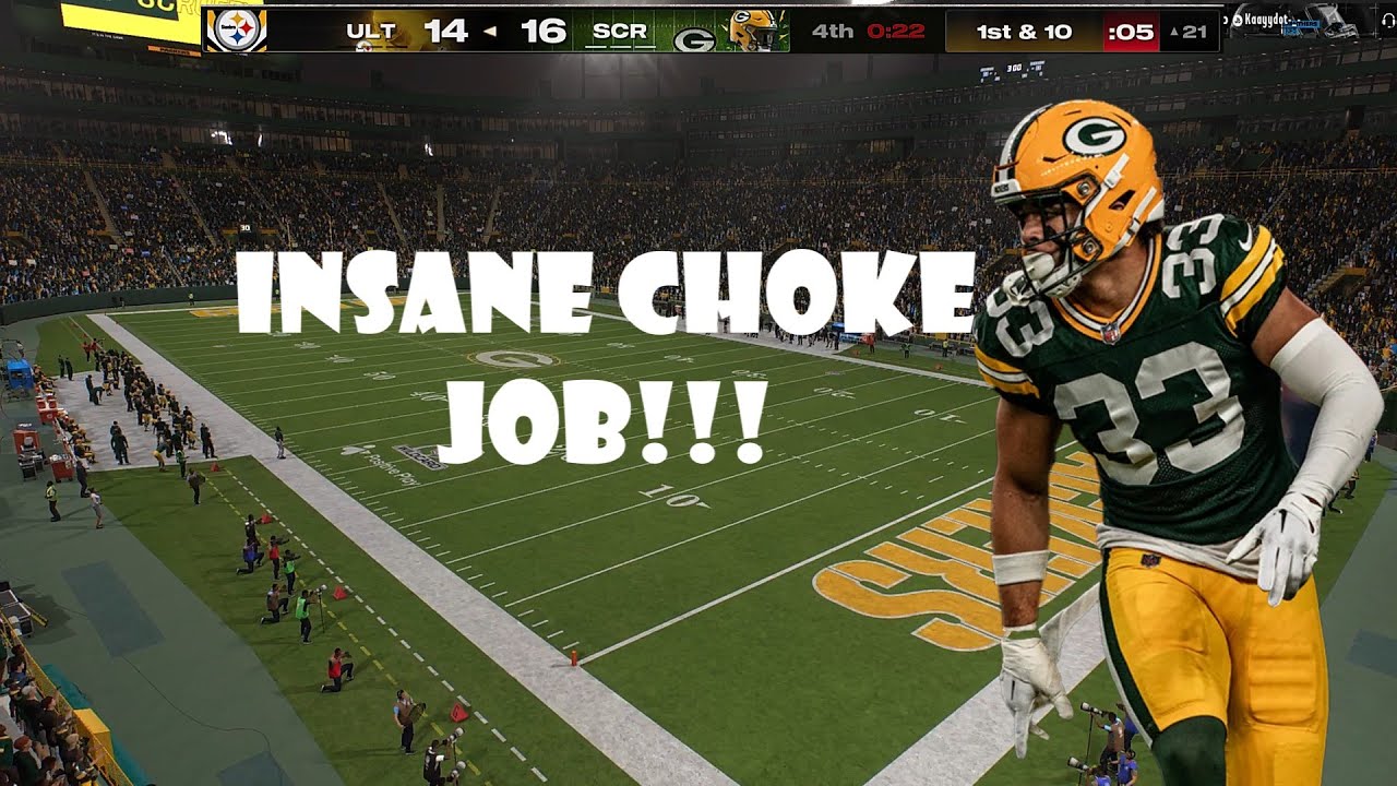 THE BIGGEST CHOKE YOU'LL EVER SEE!!! | Madden 25 Ultimate Team - YouTube