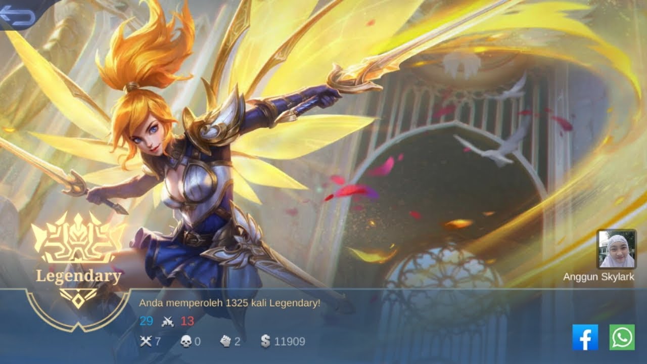 Riview Skin Lightborn Ranger Hero Fanny - Mobile Legends - YouTube