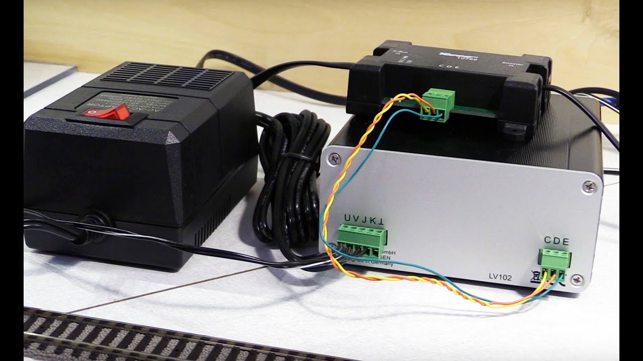 I can save money ROCO Z21 LENZ LV102 Roco 10789 Booster Adapter - YouTube