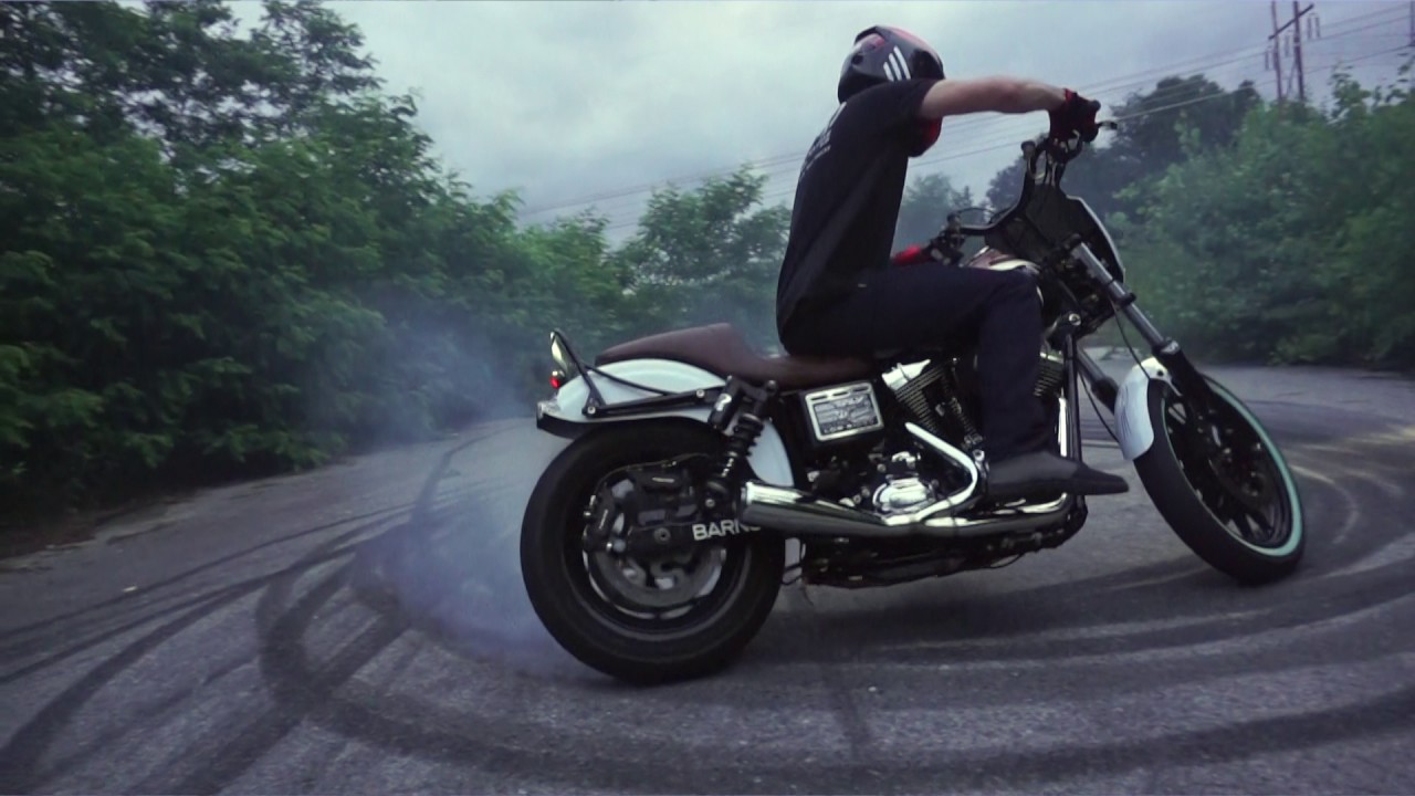 Filming some Harley Stunts "Grim Company" - YouTube