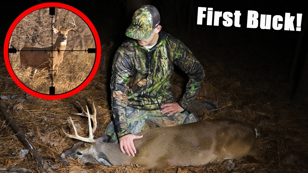 MONSTER BUCK DOWN! (MY FIRST BUCK) - YouTube