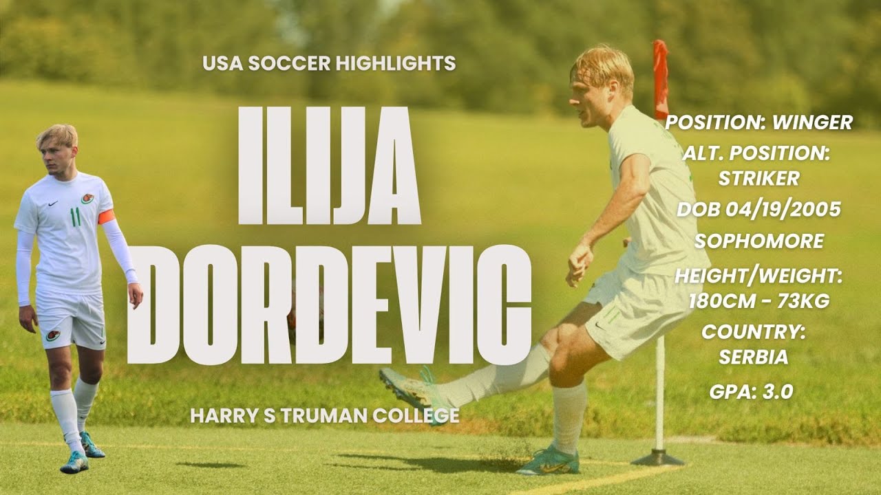 Ilija Dordevic Soccer Highlights - YouTube