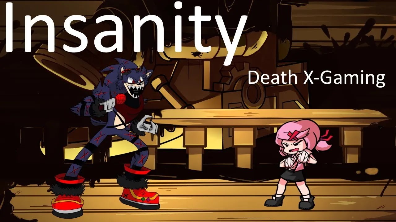 Friday Night Funkin' - Insanity But It's Red X Vs D-Side Natsuki FNF ...