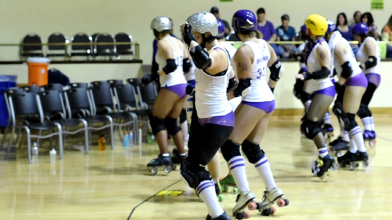 Cupid Shuffle - Denver Roller Dolls Style - YouTube