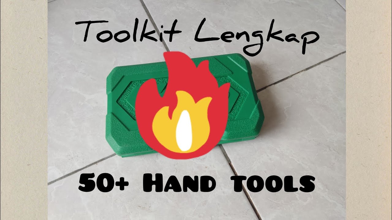 REKOMENDASI TOOL KIT SET || TOOL BOX || UNTUK DI RUMAH LENGKAP DAN MURAH 50+ HAND TOOL - YouTube