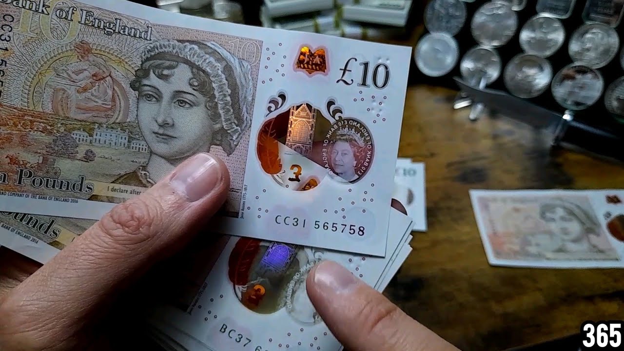 Searching my £10 & £20 notes for rare serial numbers! - YouTube