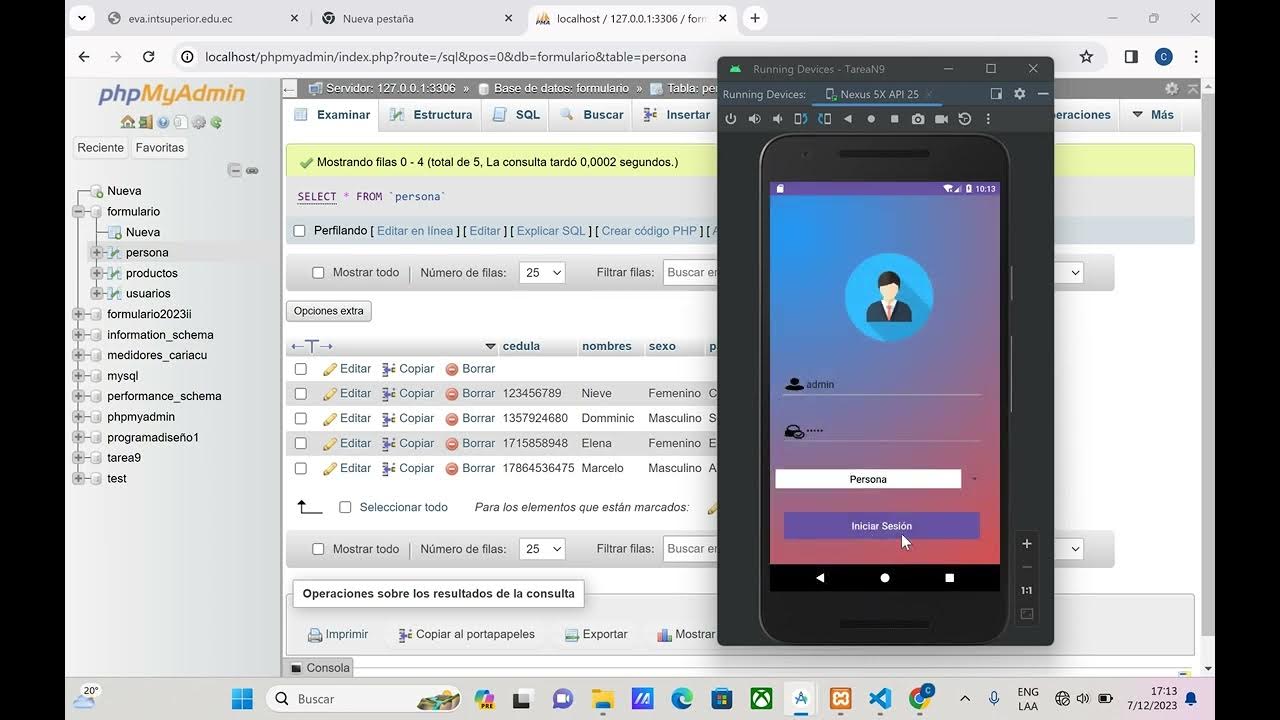 MORALES CARLOS || ANDROID WEB SERVICE PHP & MySQL - YouTube