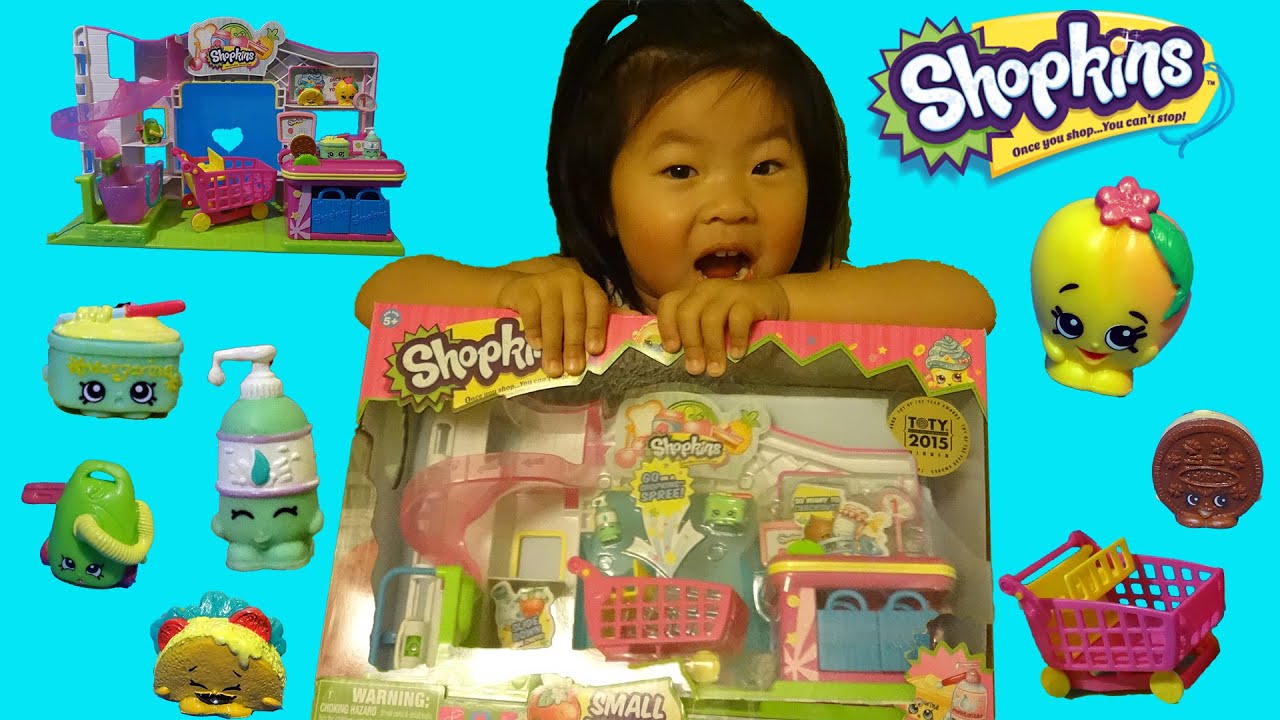 Unboxing Shopkins Small Mart with 2 Exclusive Shopkins La' Lotion and ...