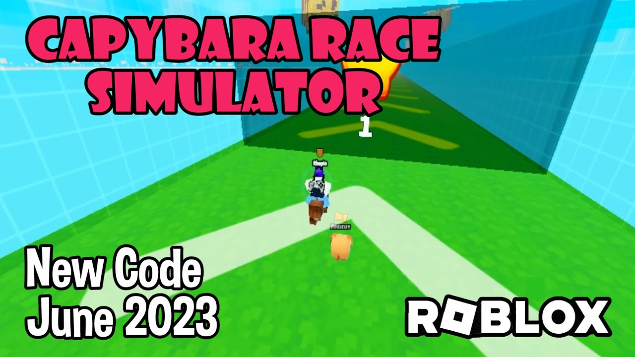 Roblox Capybara Race Simulator New Code June 2023 - YouTube