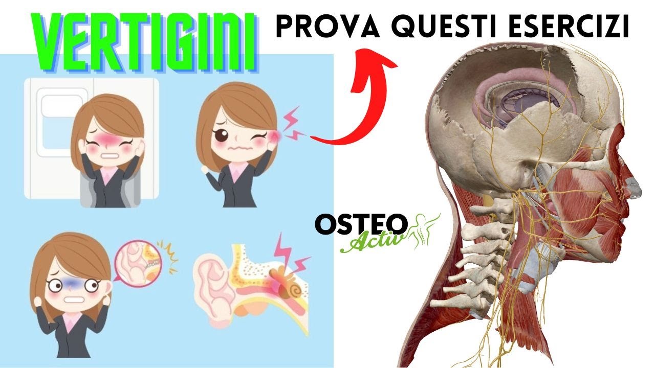 VERTIGINI: ESERCIZI DI RIEDUCAZIONE VESTIBOLARE - YouTube