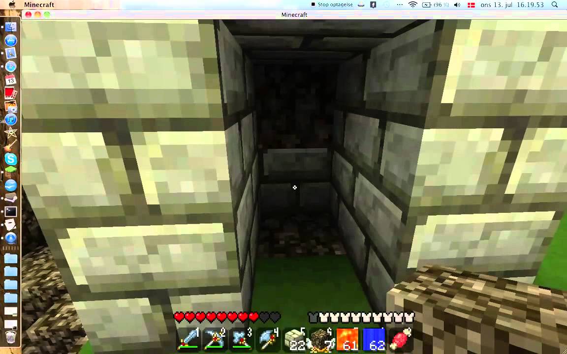 How to make an infinite cobblestone suply in Minecraft - YouTube