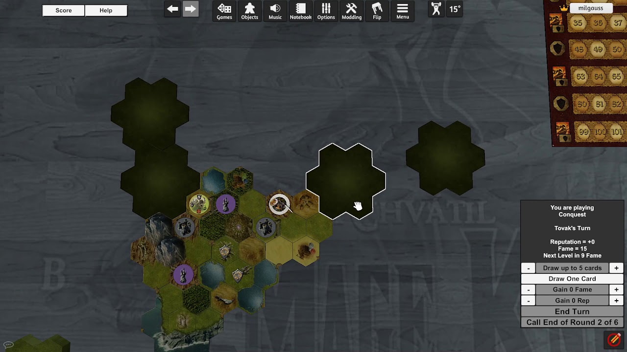 Let's (Re)Play Mage Knight - Game 1 - Round 2 (Night) - YouTube