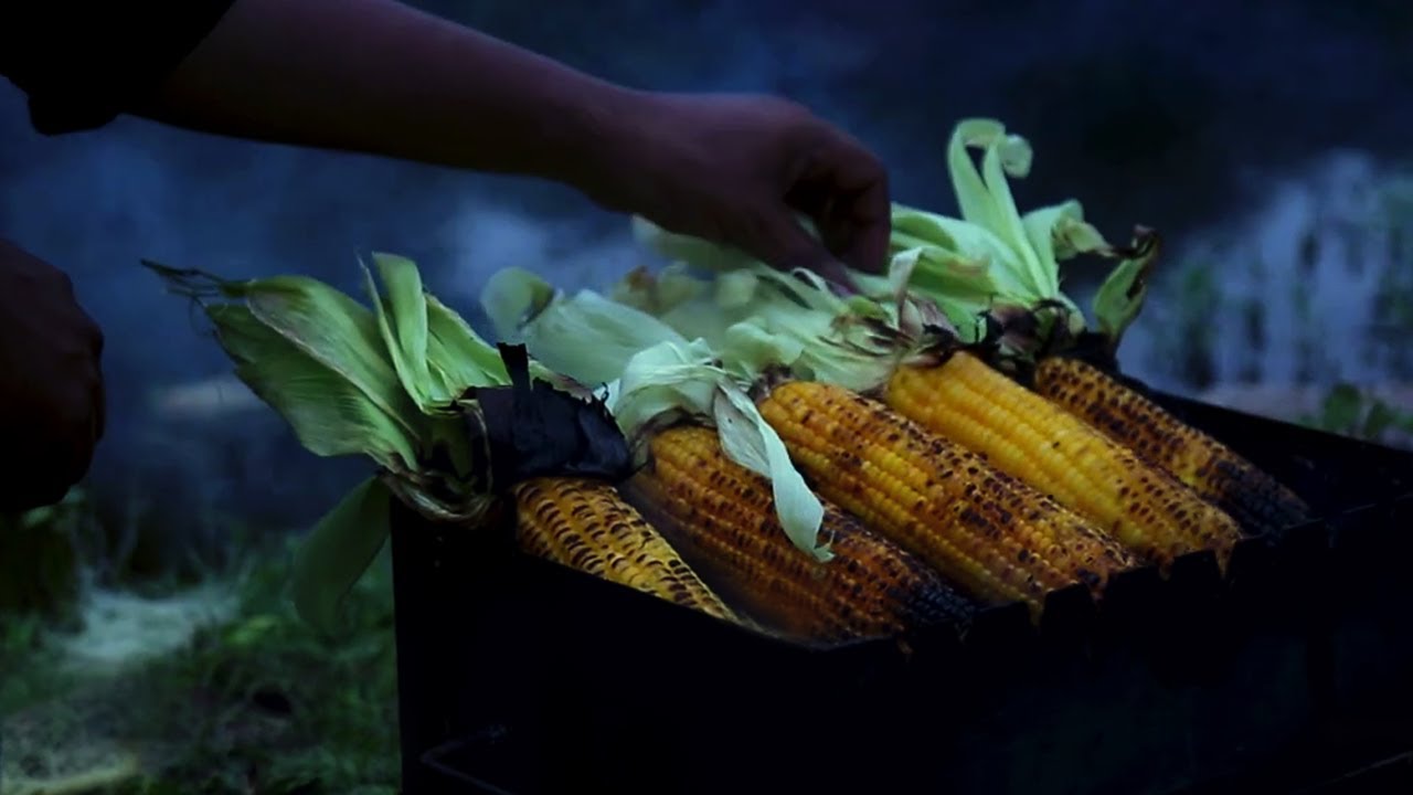 Easy Grilled Corn Recipe | Wildscape Cooking | Roasted Corn - YouTube