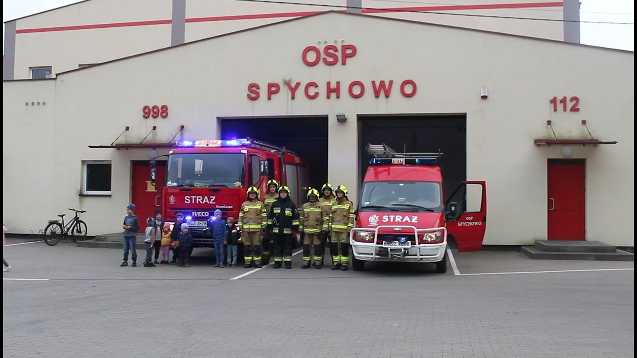 Oddanie hołdu dla śp. Strażaka z OSP Balice. OSP Spychowo - YouTube
