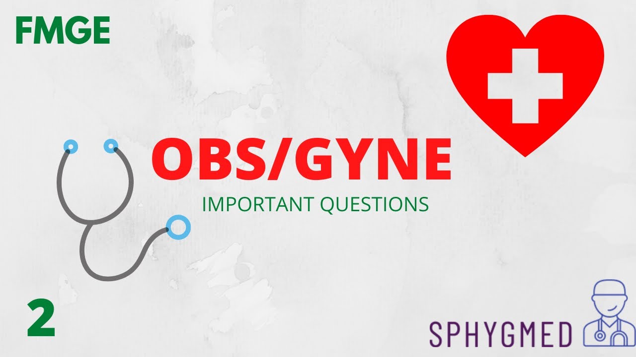 OBS/GYNE | FMGE | SET 2 - YouTube