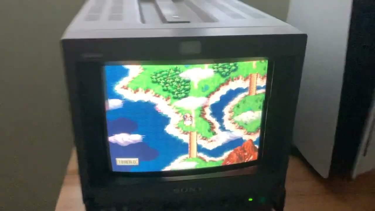 Sony PVM 9” Trinitron CRT Monitor RGB with Chrono-Trigger - YouTube