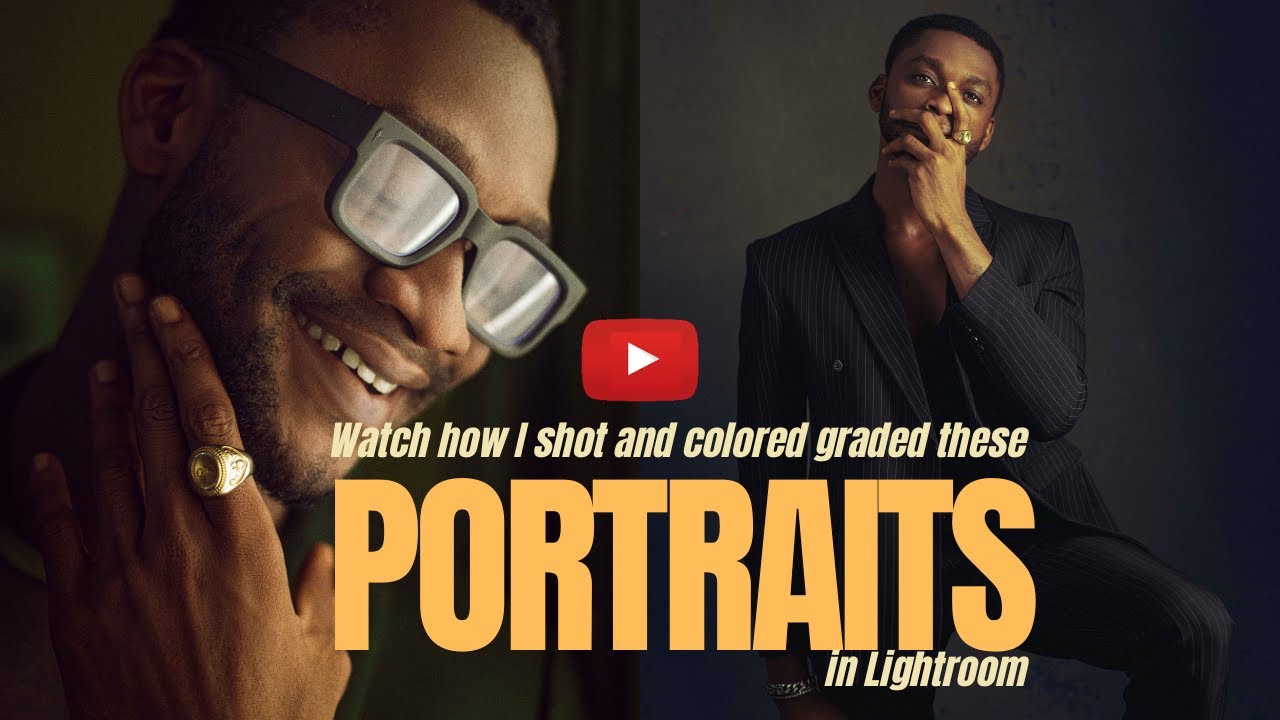 Shooting and color grading studio portraits - YouTube