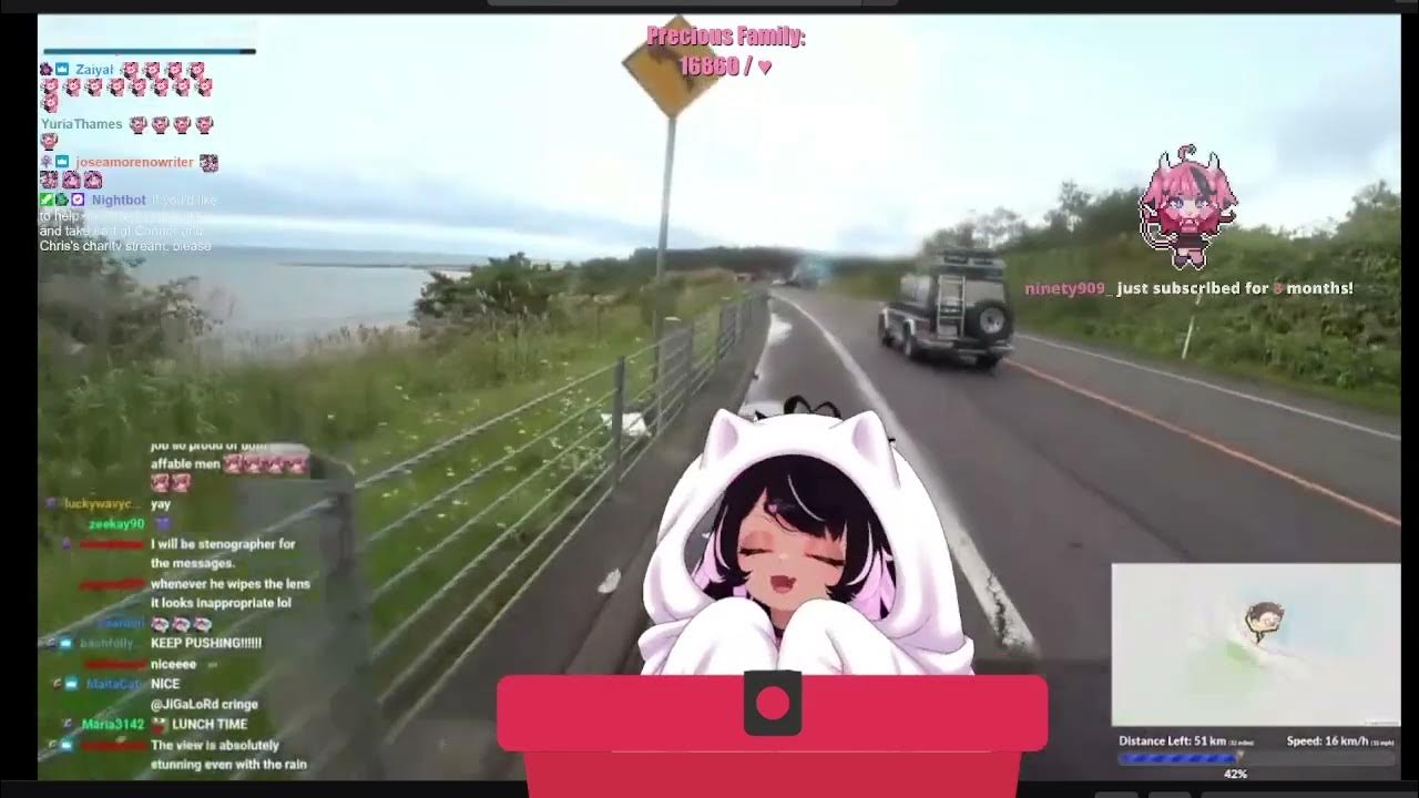 Ironmouse sings A Whole New World - Aladdin on CDawgVA IRL charity cycling stream - YouTube