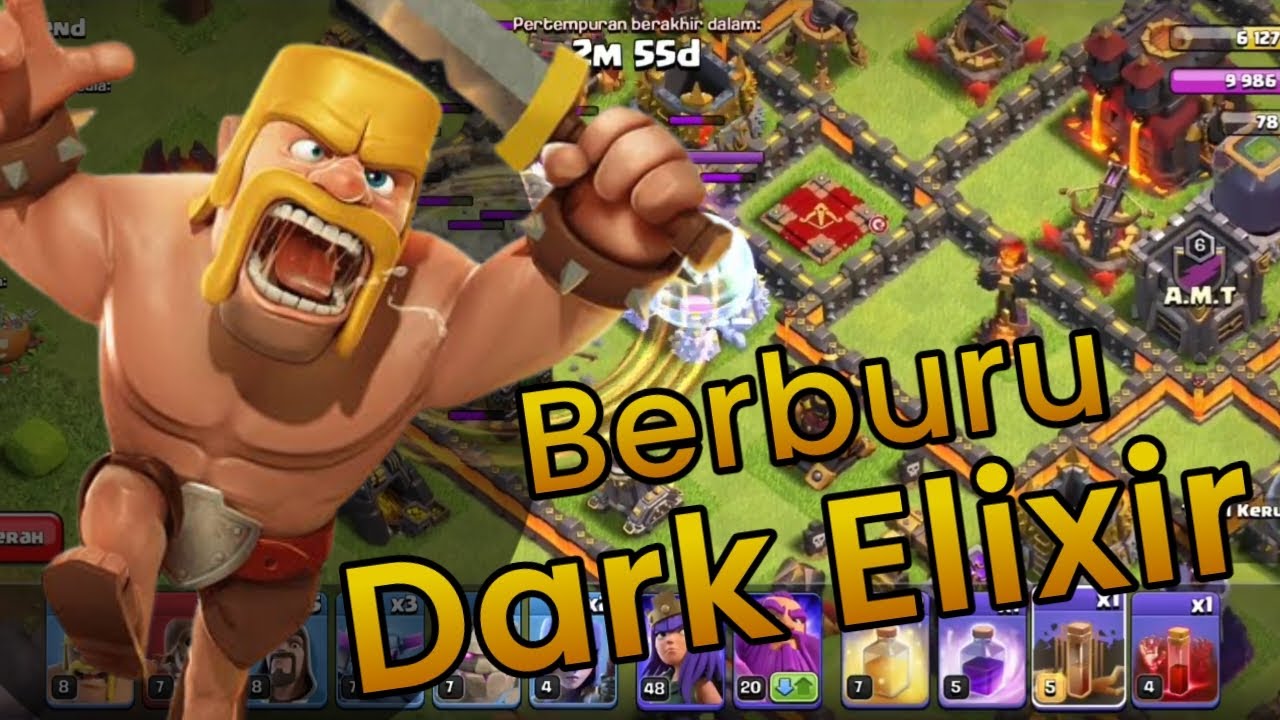 Cara Termudah Looting Dark Elixir COC 2023 - YouTube