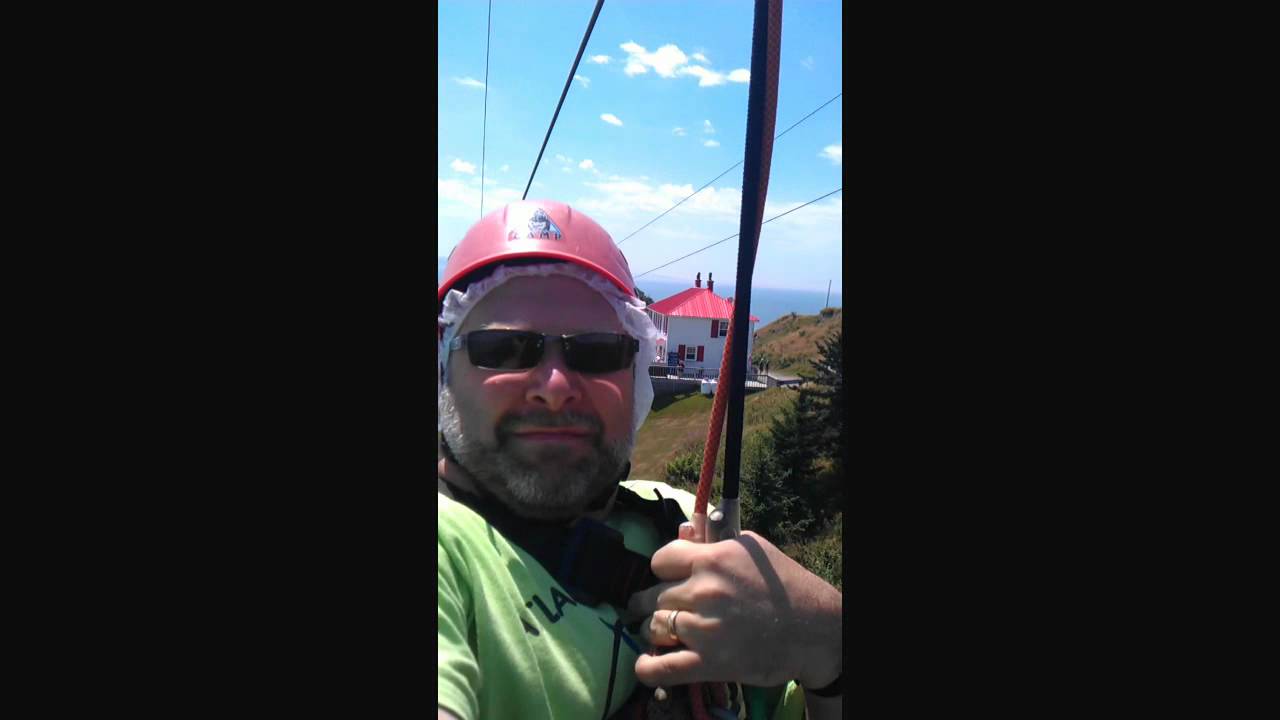Cape Enrage Zip line, with audio - YouTube