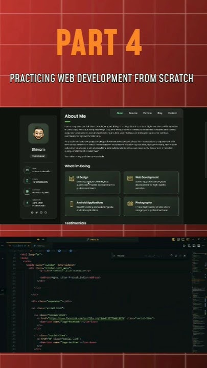 Part 4️⃣ .. Practicing Web Development From Scratch👨‍💻💻...........#web ...