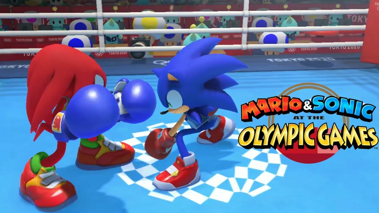 Boxing Hard Mario & Sonic At The Olympic Games Tokyo 2020 Knuckles VS ...