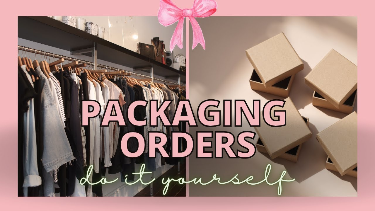 Packaging customer's orders - YouTube