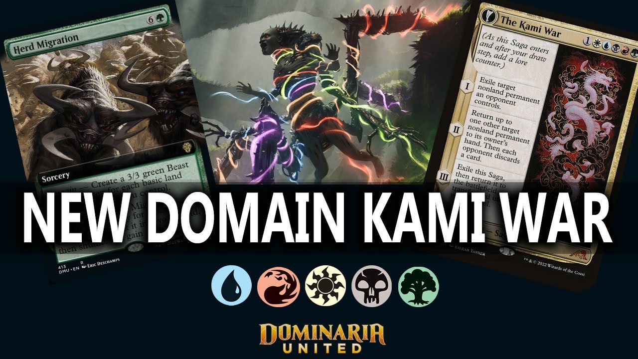 KAMI WAR IS BACK | 5C Domain Kami War Deck | MTG Arena Standard Mythic ...