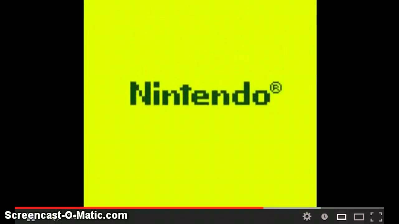 GameBoy Startup - YouTube