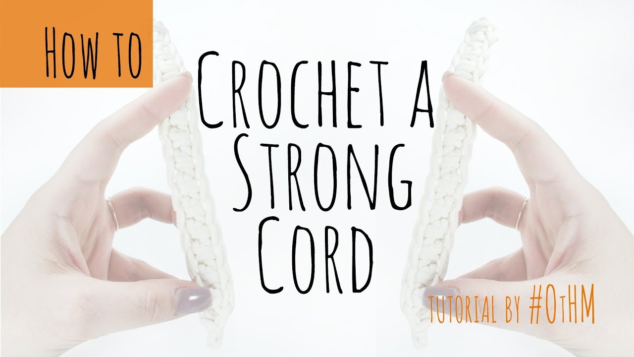 How to Crochet a Strong Cord/ basket handle. Crochet Along with me CAL ...