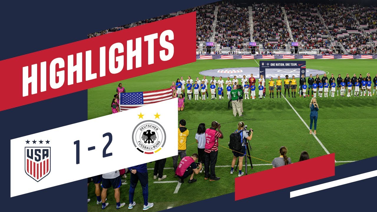 USWNT vs. Germany: 1:00 Highlights - Nov. 10, 2022 - YouTube