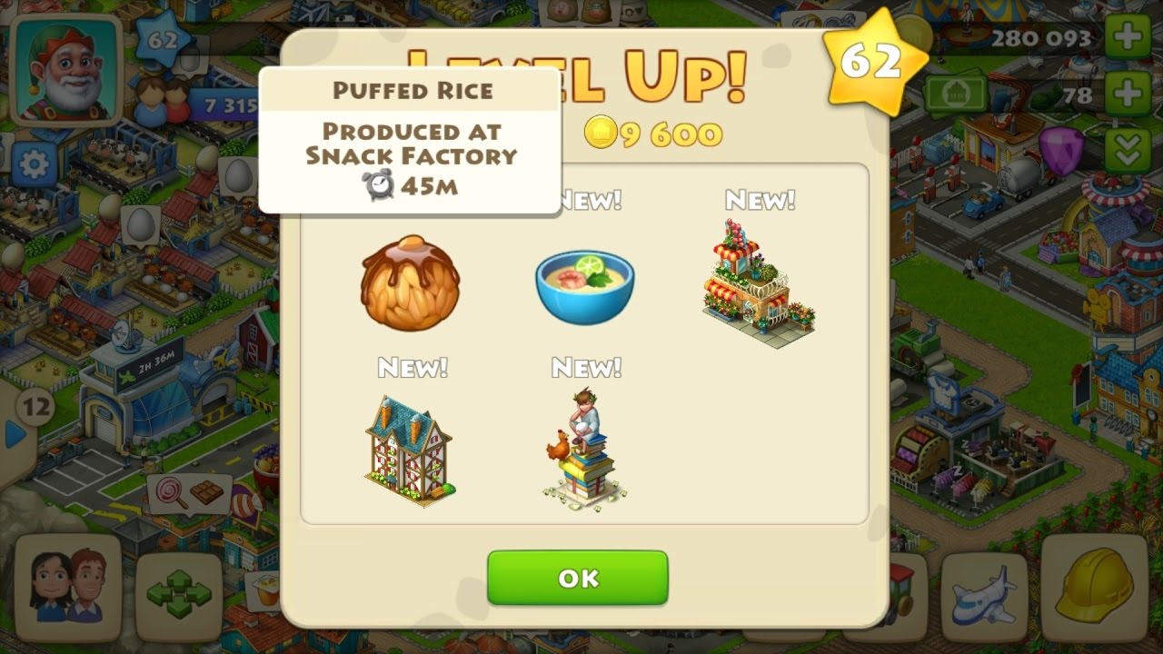 TOWNSHIP GAMEPLAY LEVEL 62 - YouTube