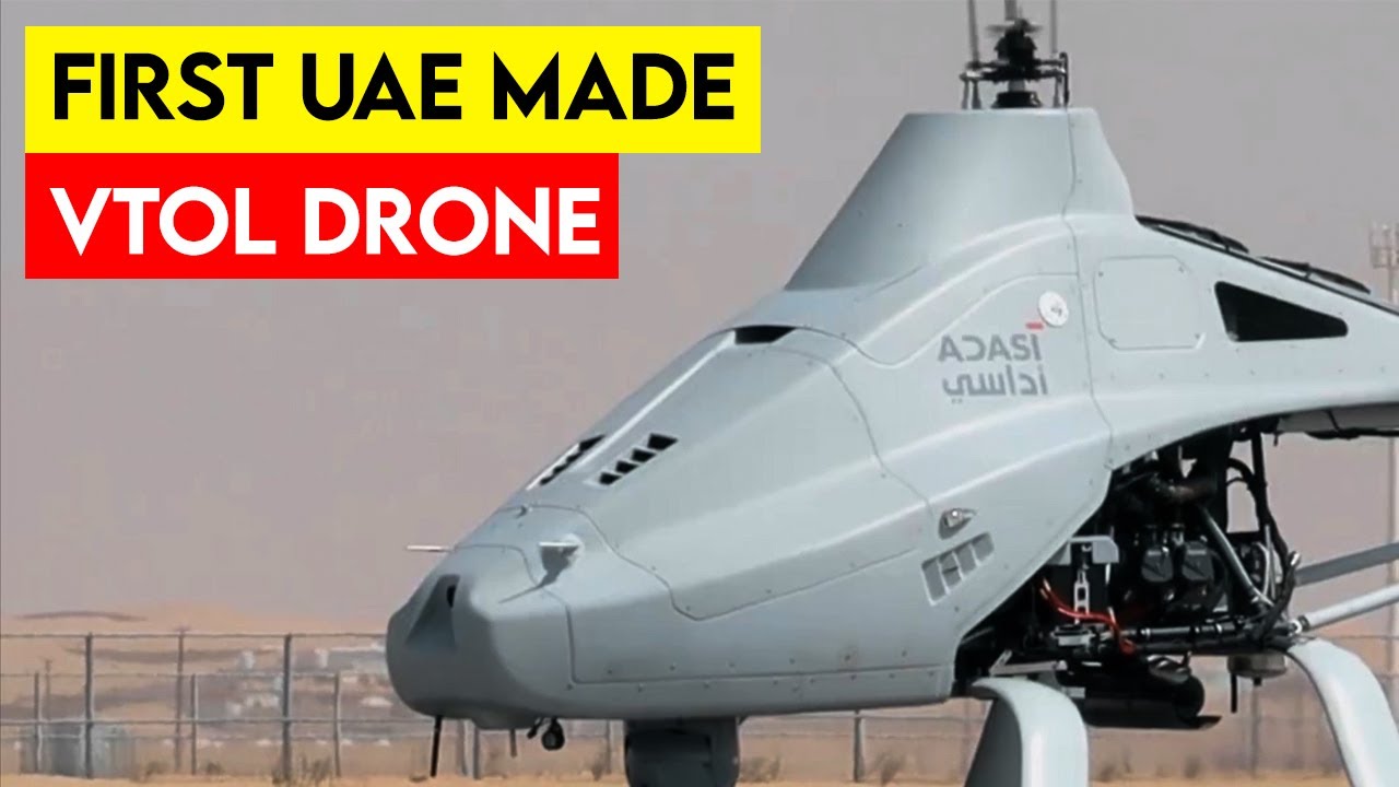Garmousha : First UAE made VTOL drone - YouTube