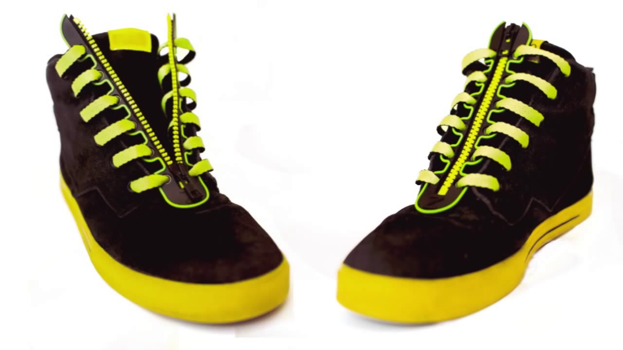 Zippedshoes Easier taking off and putting on shoes - YouTube
