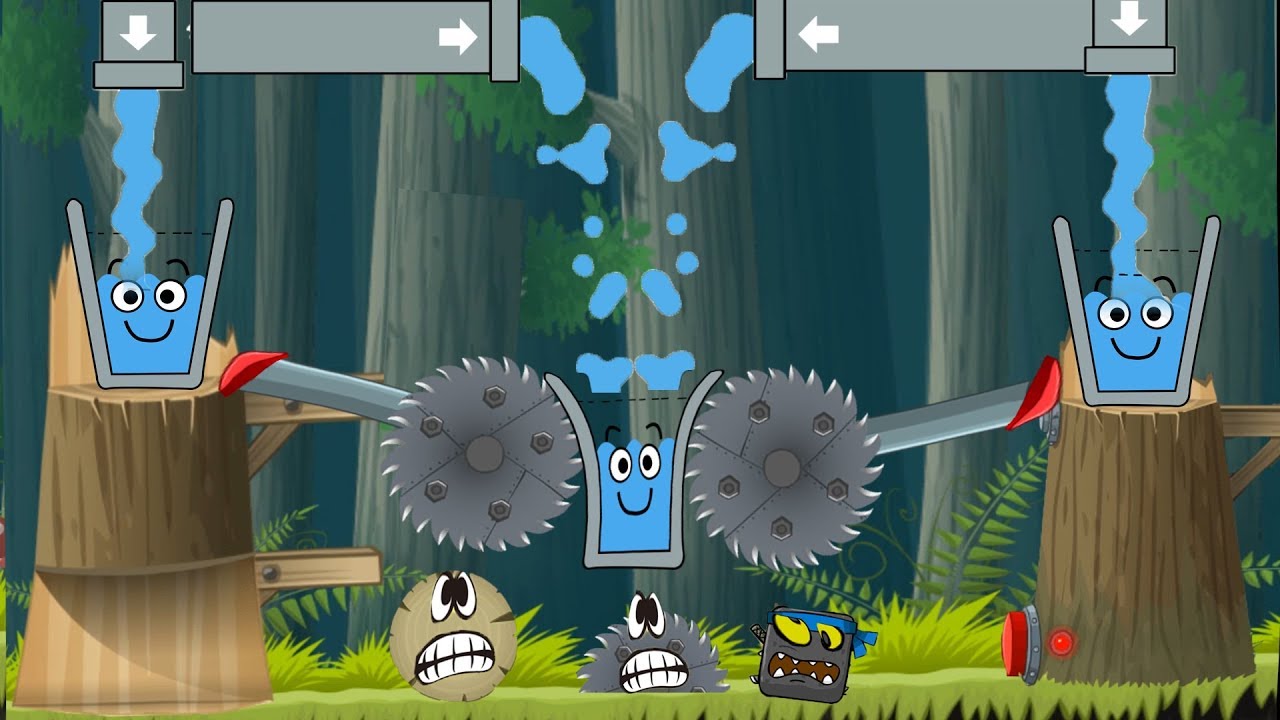Happy Glass Ball in Red Ball 4 Deep Forest with Boss Fights All Levels ...