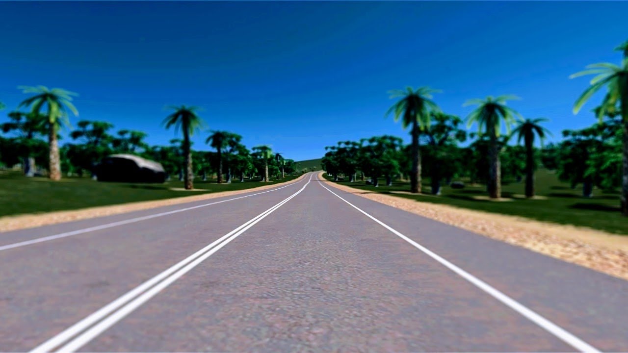 Cities: Skylines - First Person Rural Highway Drive Entering the City ...