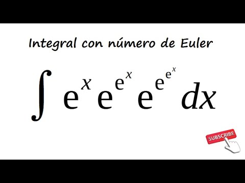 Integra con el número e Euler - YouTube