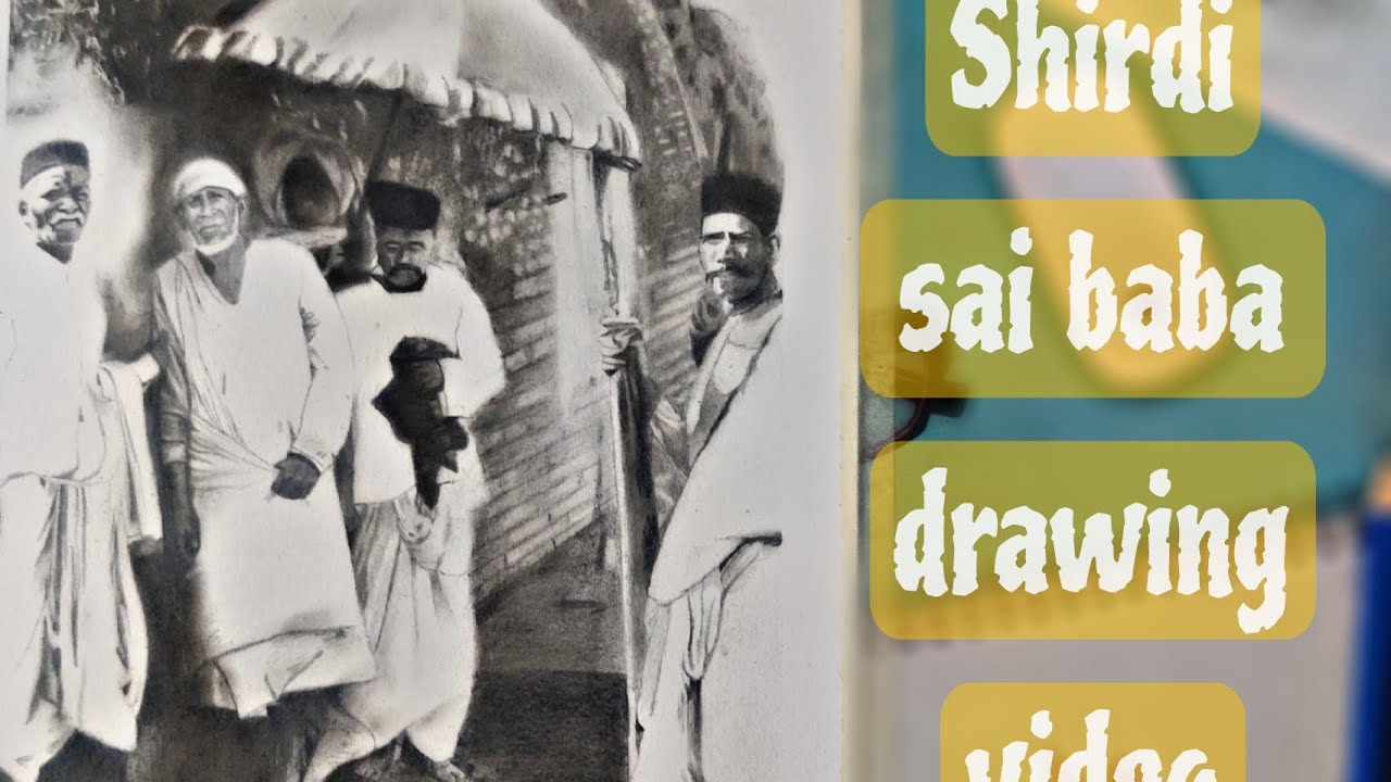 Sai baba drawing pencil sketch | shirdi sai baba drawing video - YouTube