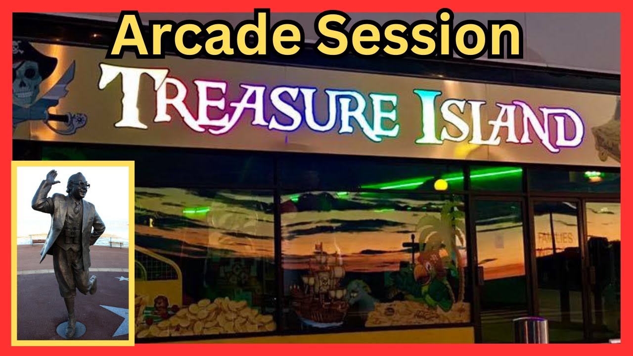 Treasure Island Arcade Fruit Machine Slot Session #morecambe - YouTube