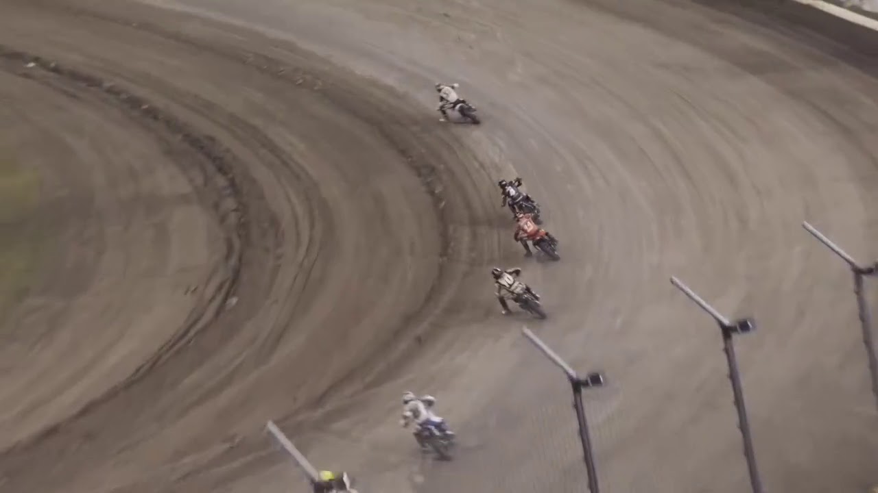 Wild American Flat Track Crash, Texas Half-Mile 2018 - YouTube